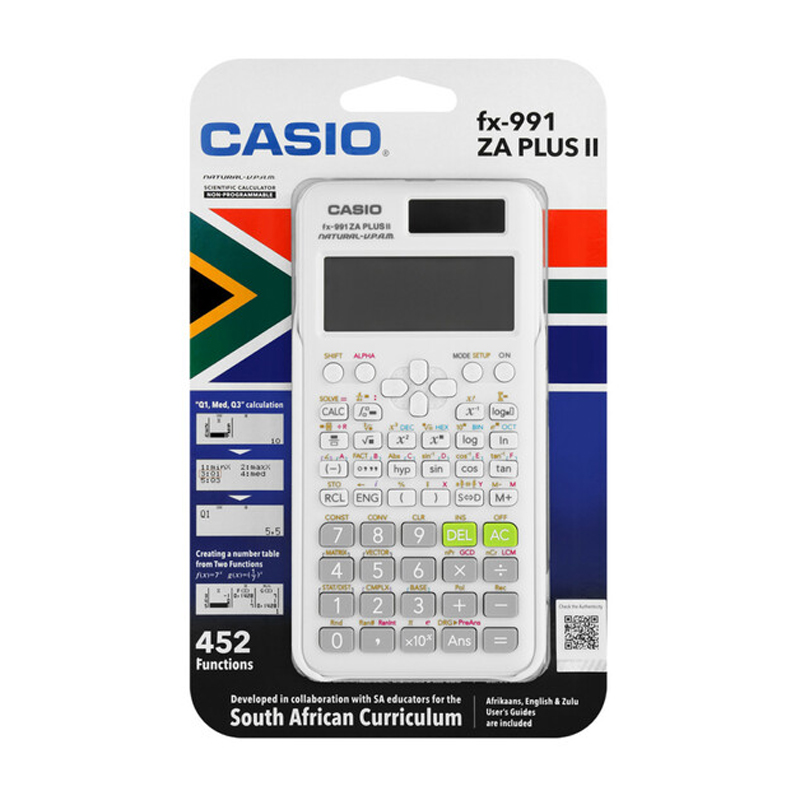 Casio FX-991ZA Plus Scientific Calculator | Programit (Pty) Ltd