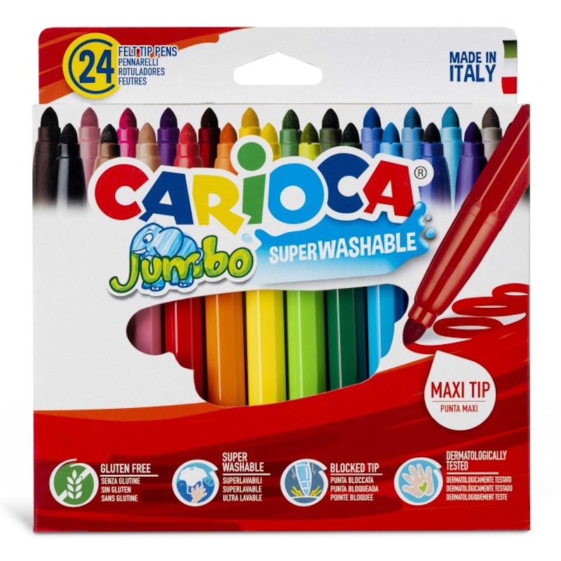 Carioca Jumbo Fibre Pens (24) | Programit (Pty) Ltd
